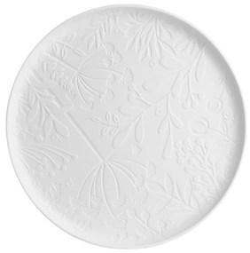 räder Dekorativní tác Wonder Garden Ø 30 cm, bílá barva, porcelán
