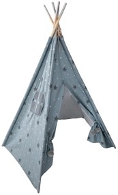 Atmosphera for Kids Dětský stan teepee s modrými hvězdami