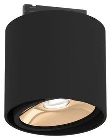 Moderní lištové svítidlo Neo Mobile Track černá/zlatá