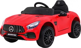Ramiz Mercedes Benz GT autíčko na baterie pro děti červené + dálkové ovládání + plynulý start + MP3, LED