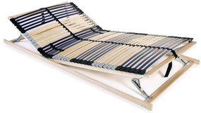 Lamelový rošt postele se 42 lamelami 7 zón 100 x 200 cm 246476