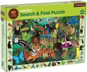 Mudpuppy Puzzle Hledání v deštném pralese / 64 dílků