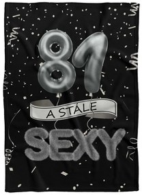 Deka Stále sexy – Černá (věk: 81, Podšití beránkem: NE)