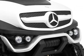 Ramiz Mercedes Benz Unimog elektrické autíčko pro děti bílé