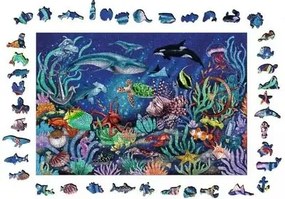 Ravensburger Dřevěné puzzle Podmořský svět / 500 dílků  / od 14 let