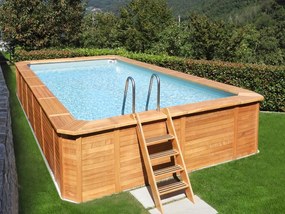 Technypools NATURAL WOOD PREMIUM 500 4,60 x 3,20 x 1,25 m (0457KS)