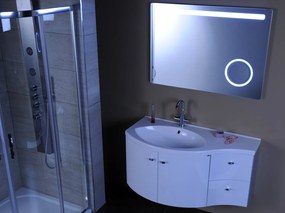 Sapho, ASTRO LED podsvícené zrcadlo 600x800mm, kosmetické zrcátko, MIRL2