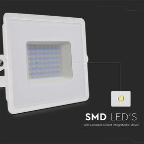 LED Reflektor LED/50W/230V 6500K IP65 bílá