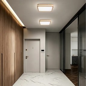 Brilagi - LED Stmív. svítidlo MOLINA SQUARE LED/48W/230V dub 40x40 cm + DO