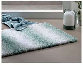 KELA Koupelnová předložka Ombre 80x50 cm polyester nefritově zelená KL-23561