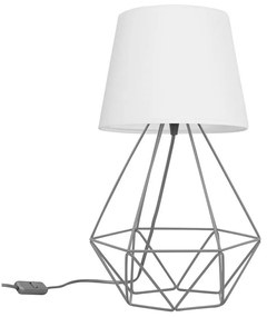 Stolní lampa MILANO, 1x textilní stínítko (výběr ze 4 barev), (výběr ze 3 barev konstrukce), D