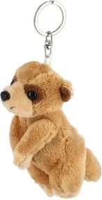 TEDDIES Plyšový přívěsek Surikata hnědá / 5x10 cm / od 0 měsíců