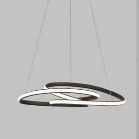 LED lustr Menton 52 černé