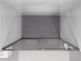 Mexen Exo, posuvné sprchové dveře, 170 cm, transparentní sklo, chrom, 8151-170-000-01-00