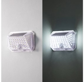 Brilagi | Brilagi-LED Solární nástěnné svítidlo se senzorem WALLIE LED/4W/3,7V stříbrná | BG0722
