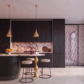 Sollux Lighting Závěsné svítidlo NOX 25 zlaté