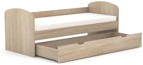 Dětská postel s šuplíkem REA Kakuna 80x200cm - dub bardolino