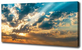 Wallmuralia Foto obraz na plátně do obýváku Západ slunce nebe 100x50