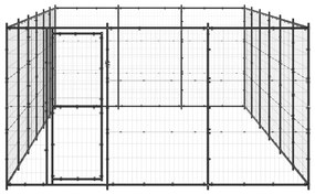 vidaXL Venkovní psí kotec ocel 21,78 m²