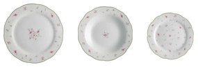 18dílná sada porcelánových talířů Brandani Nonna Rosa