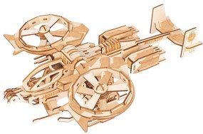 Woodcraft construction kit Woodcraft Dřevěné 3D puzzle RDA bitevní vrtulník