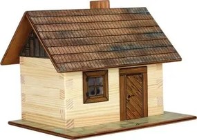 Walachia Dřevěná slepovací stavebnice Chaloupka / od 8 let / 64 dílů /