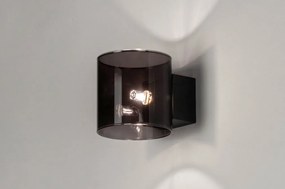 Nástěnné designové skleněné svítidlo Cameron