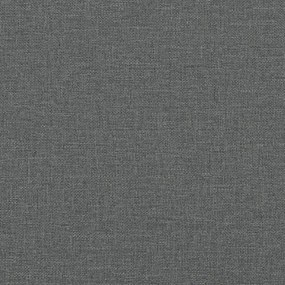 Polohovací křeslo s podnožkou tmavě šedé textil - Default Title