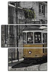Obraz na plátně - Historická tramvaj  - obdélník 7121QC (105x70 cm)