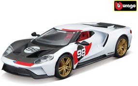 Bburago 1:32 ford gt 2021 no.98 heritage edition
