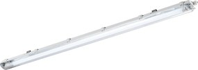 FAN LED-ATLANTIC-1XT8-120 Vodotěsné stropní svítidlo Atlantic Silver LED 1xT8 (zářivka v ceně), IP65, délka 120 cm - FANEUROPE