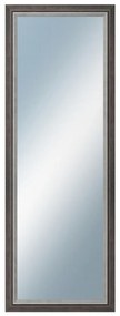 DANTIK - Zarámované zrcadlo - rozměr s rámem cca 50x140 cm z lišty AMALFI černá (3118)