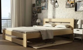 Casarredo - Komfort nábytek Borovicová postel IRBIS 180x200 | barva: dol moření ořech