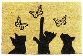 Kokosová rohožka Kočky a motýli