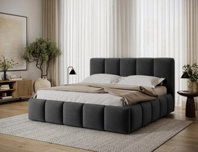 Postel Edvige + Dřevěný rám + Standardní zdvih + kontejner 160x200