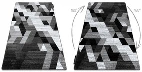 koberec INTERO TECHNIC 3D diamanty trojúhelníky šedá velikost 160x220 cm | krásné koberce cz