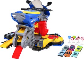 Ramiz MEGA parkovací garáž s funkcí kouře a motorkou