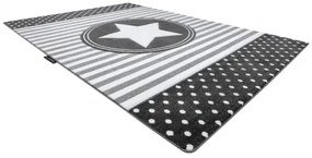 koberec PETIT HVĚZDA, šedý velikost 160x220 cm | krásné koberce cz