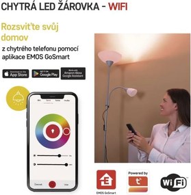 Chytrá LED žárovka GoSmart E14 4,8W 230V Wi-Fi RGB stmívatelná