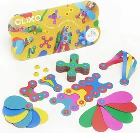 Clixo Rainbow Magnetická stavebnice / 42ks / od 4 let