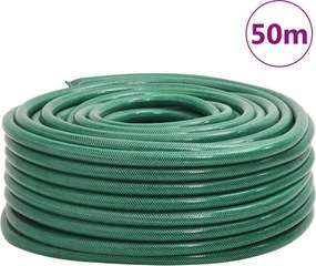 vidaXL Zahradní hadice zelená 1" 50 m PVC