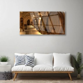 Obraz na skle Sudy Umění 125x50 cm