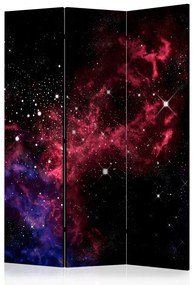 Paraván space - stars Dekorhome 135x172 cm (3-dílný)