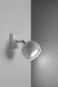 Nástěnné bodové svítidlo SOLLUX Oculare GU10 1x40W bez zdroje SL.0437 bílá