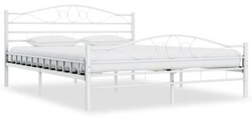 Rám postele bílý kovový 140 x 200 cm,  285303 HangarStore.cz