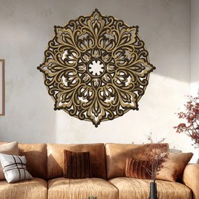 dřevo života 4 vrstvá mandala SEBEDŮVĚRU Rozměry (cm): 40x40, Zvolte barvu dekoru: Ořech-Wenge
