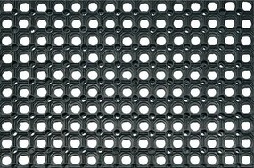 Rohožka čtverrohá HONEYCOMB 100 x 150 cm černá