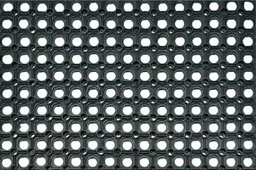 Rohožka čtverrohá HONEYCOMB 100 x 150 cm černá
