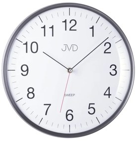 JVD Netikající tiché přehledné nástěnné hodiny JVD HA16.2