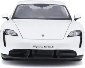 Bburago Porsche Taycan Turbo S bílá 1:24 / od 3 let